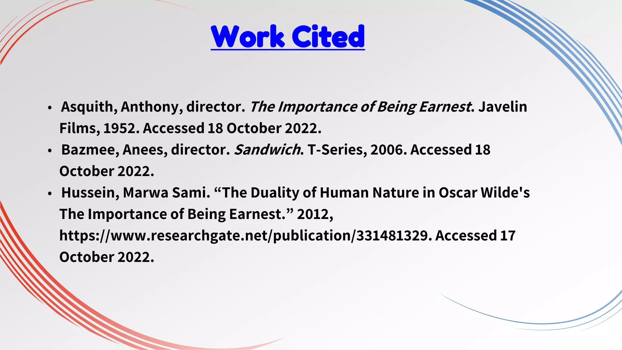 character of Jack Worthing | PPTX