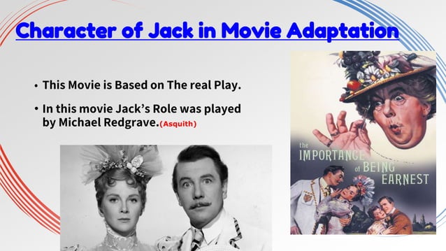 character of Jack Worthing | PPT