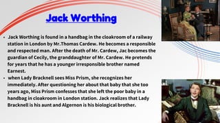 character of Jack Worthing | PPTX