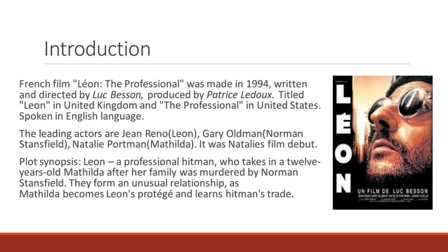 "Leon: The Professional" opening sequence analysis | PDF