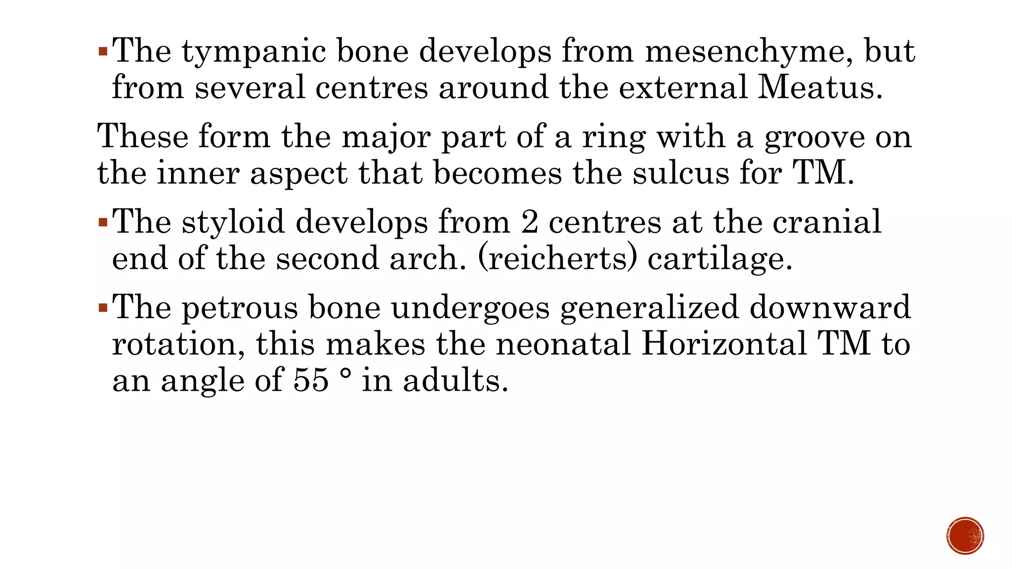 Embryology and anatomy of external ear | PPTX