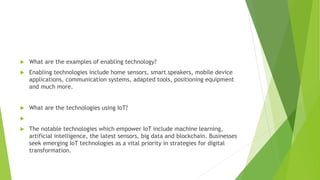 Internet of things. PPT | PPT