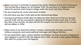 Akbar the great | PPTX