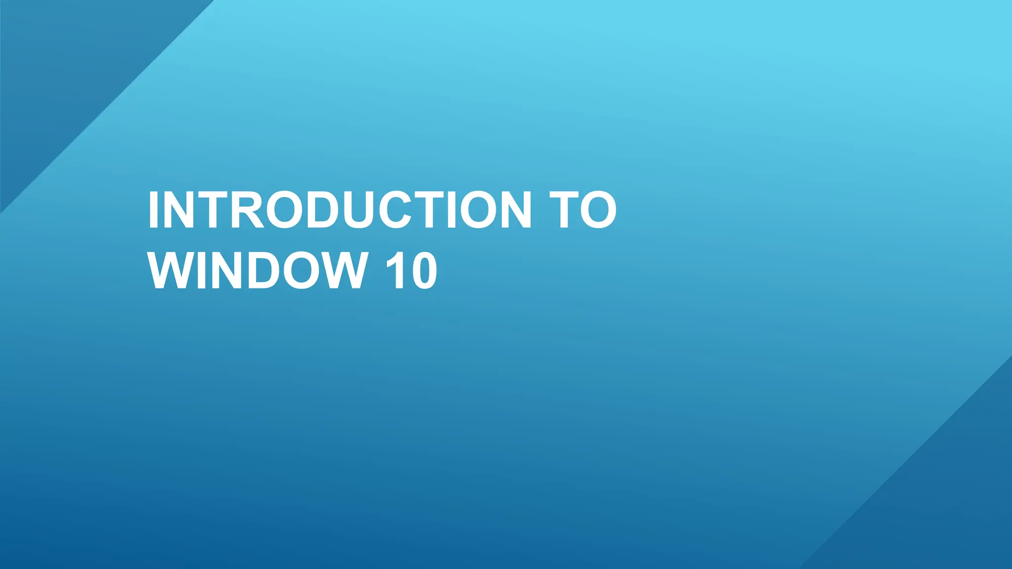 Window | presentation | PPT
