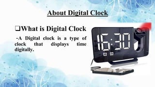 Best presentation based on digital clock | PPT