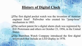 Best presentation based on digital clock | PPT
