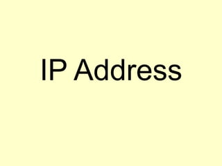 Pengalamatan IP Address pembagian sabneting | PPT
