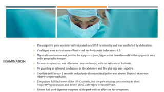 Functional Dyspepsia - Case Study Gastroenterology | PPTX