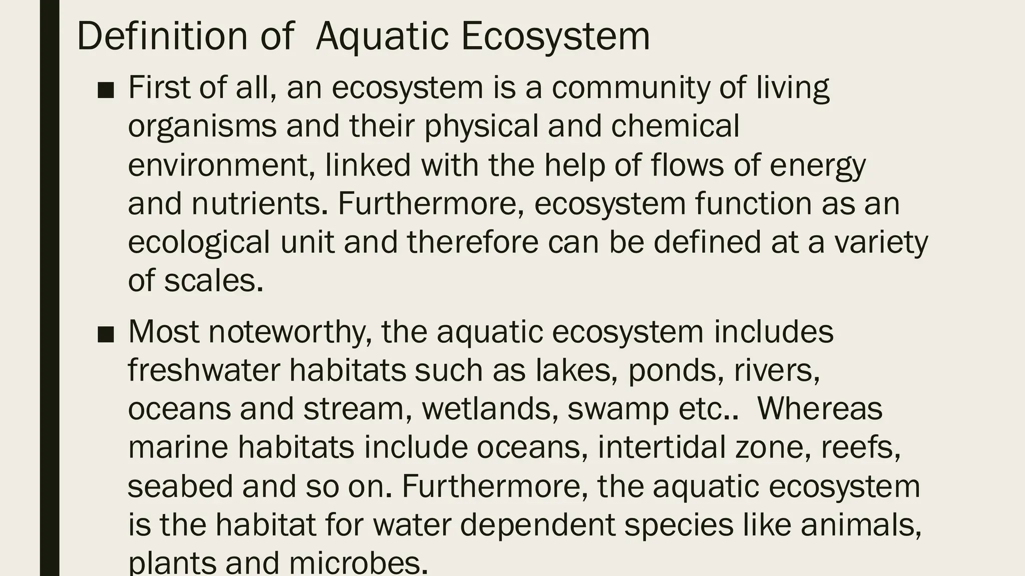 Presentation (4).pdf aquatic ecosystems ppt | PPT