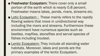 Presentation (4).pdf aquatic ecosystems ppt | PDF