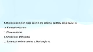 Ear Cases most common questions in Otorhinolaryngology.pptx
