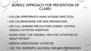 Presentation bundle approach s nursing sec | PPTX | Infectious Diseases ...