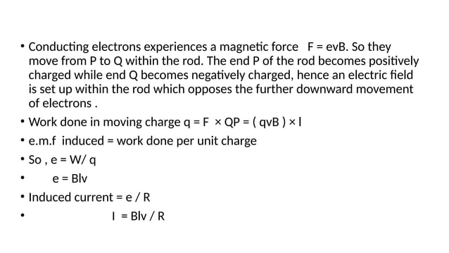 Presentation (4).pptx on motional emf electomagnetic induction | PPT
