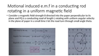 Presentation (4).pptx on motional emf electomagnetic induction | PPT