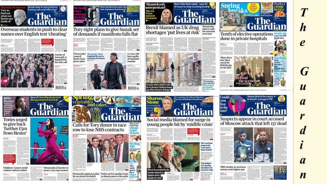 Newspaper presentation for media studies | PPTX | Technology & Computing