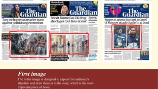 Newspaper presentation for media studies | PPTX