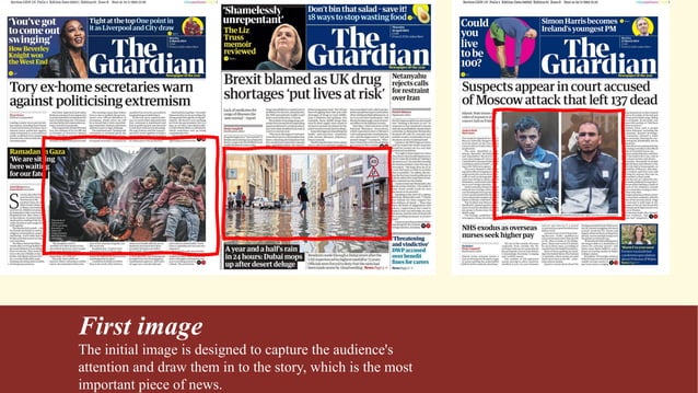 Newspaper presentation for media studies | PPT