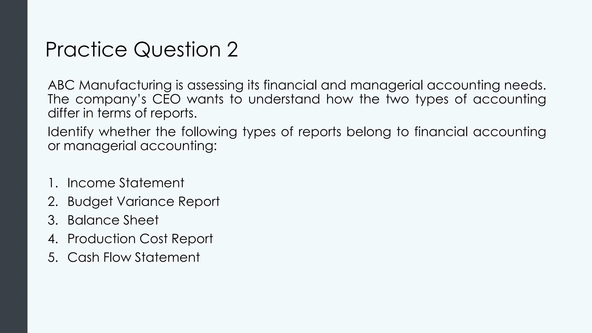 MANAGERIAL ACCOUNTING: FINANCIAL ACCOUNTING | PPTX