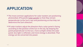 Presentation 4.pptx sun trackking solar panel | PPTX | Environment ...