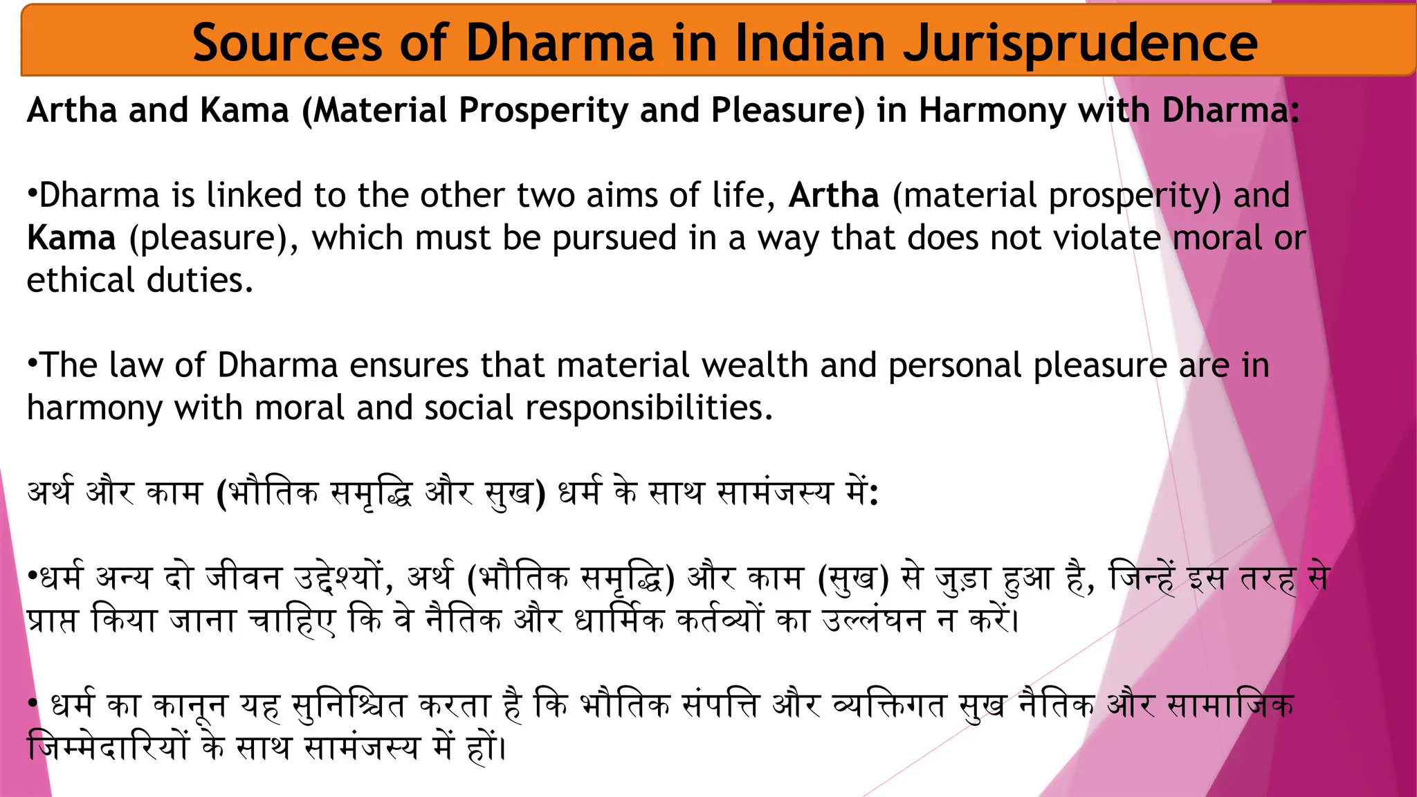 Basis of Law:Dharma and its sources.pptx