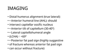 Paediatric supracondylar fractures of humerus | PPTX