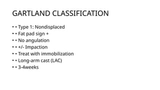 Paediatric supracondylar fractures of humerus | PPTX