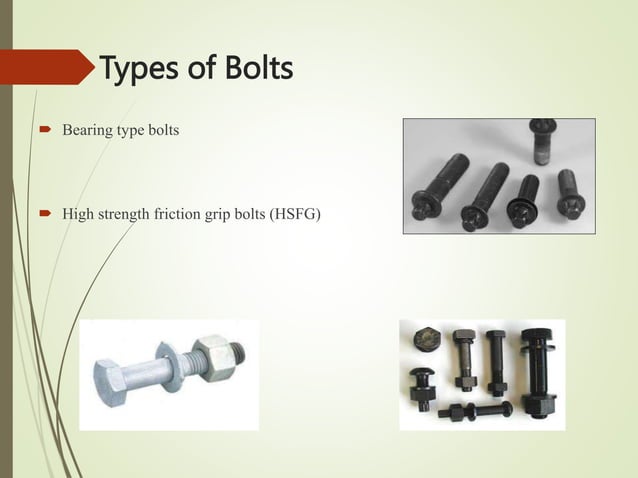 Presentation 4 - Bolted and Welded Connections.pptx | Physics | Science