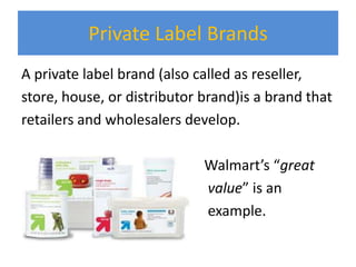 What are private label brands ? | PPTX