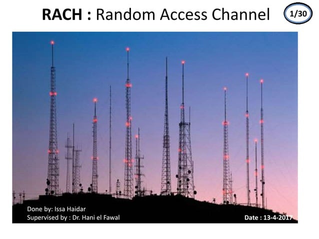 RACH Procedures | PPTX | Operating Systems | Computer Software and ...