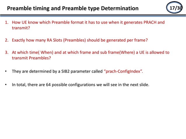 RACH Procedures | PPTX | Operating Systems | Computer Software and ...