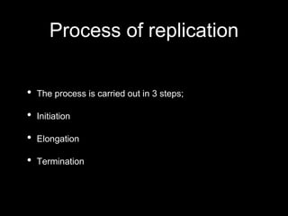 PROKARYOTIC DNA REPLICATION PRESENTATION | PPT