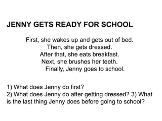 Reading comprehension for fluency for grade 4 | PPTX