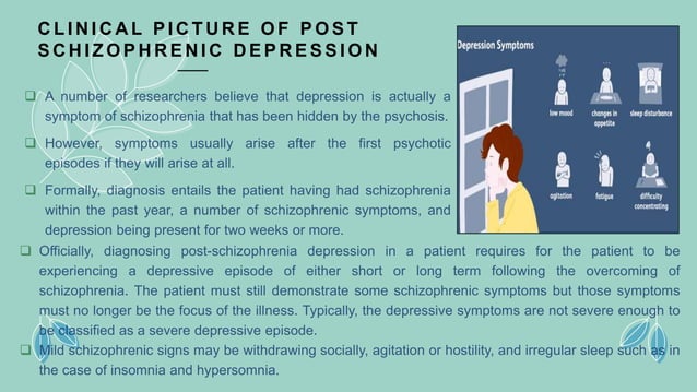 hebephrenic (disorganized) and post schizophrenic depression | PPTX