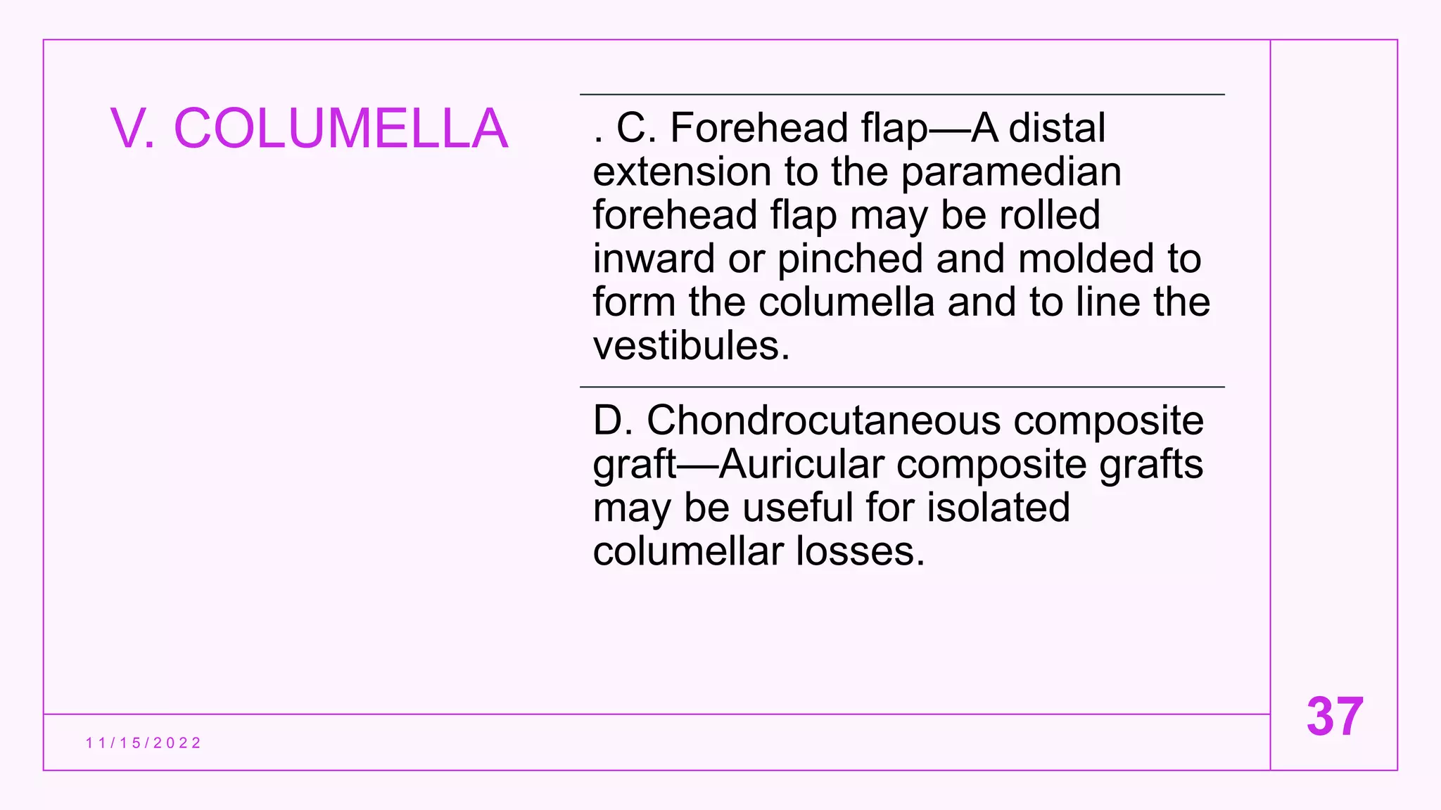 Nasal Reconstruction | PPTX
