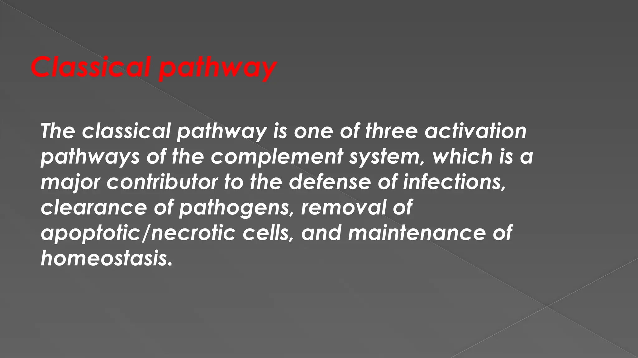 TYPES OF COMPLEMENT PATHWAYS- IMMUNOLOGY | PPT
