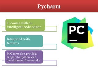 Best Python IDEs | PPT