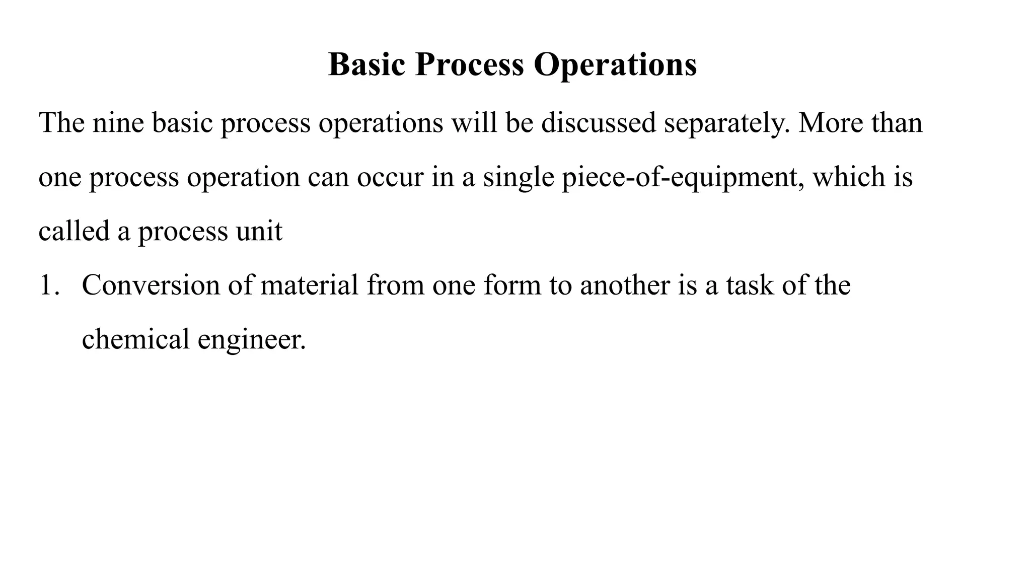 Principle of plant design for Chemical Engineering Presentation | PDF