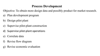 Principle of plant design for Chemical Engineering Presentation | PDF