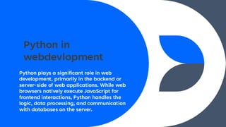 Presentation 4 (4).pdf Python in Real life | PDF