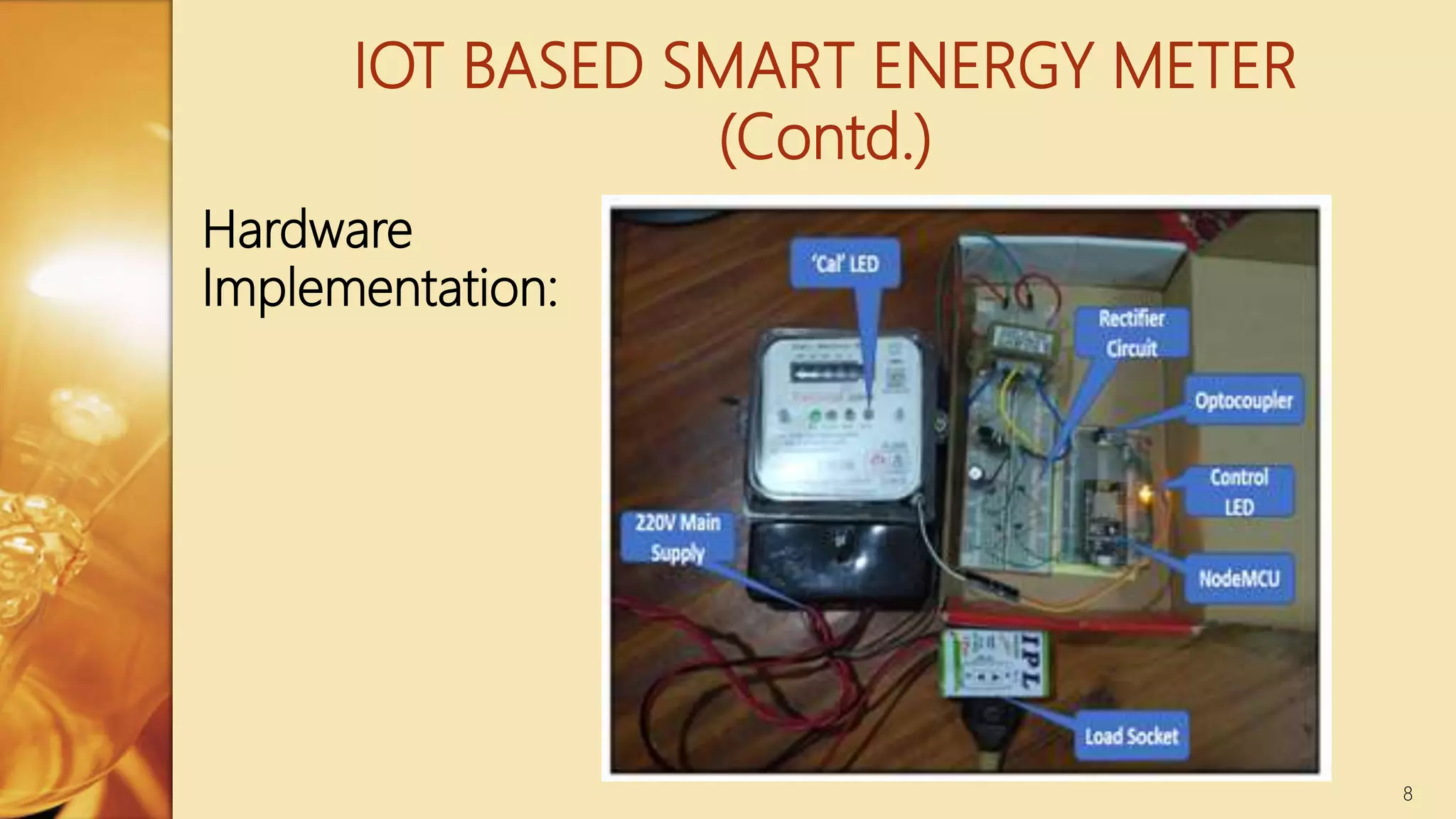 IoT Based Smart Energy Management in Residential Applications | PPTX