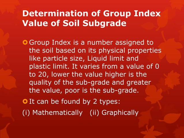Group index method | PPTX