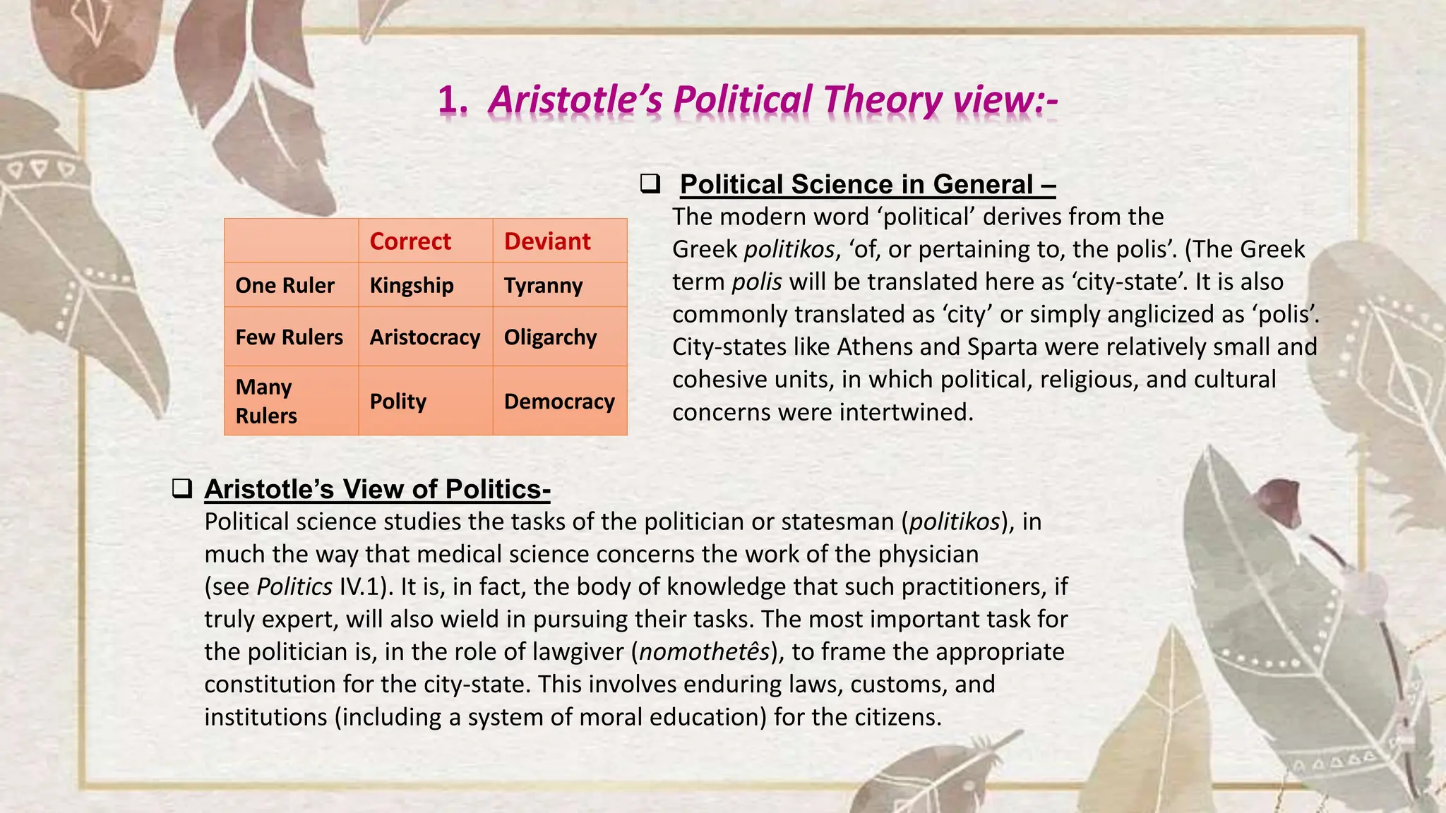 Western political thought | PPTX