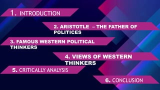 Western political thought | PPTX
