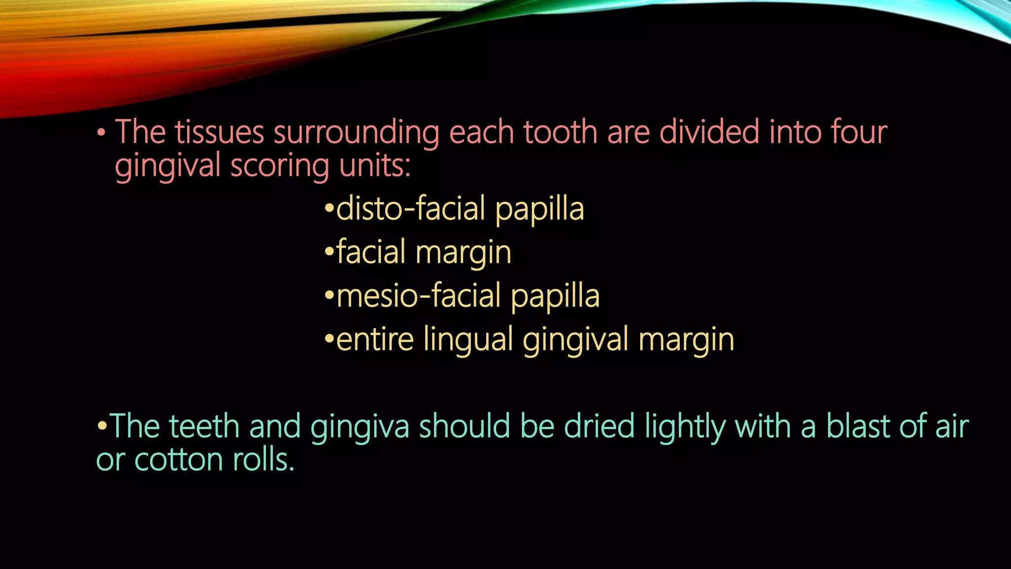 indices of gingival diseases | PPTX