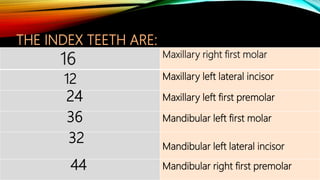 indices of gingival diseases | PPTX