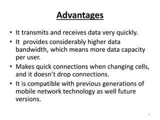 Presentation on 4gLTE | PPTX
