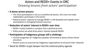REDD+ Governance and participation in RDC | PDF