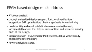 FPGA Design Challenges | PDF