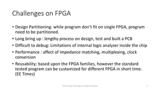 FPGA Design Challenges | PDF