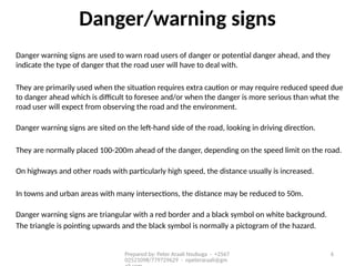 Presentation 4 HGV T4 - Road Signs, Signals and Markings.pptx
